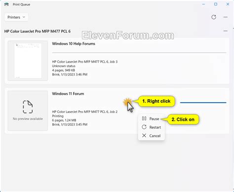 Pause And Resume Printing In Windows 11 Windows 11 Forum