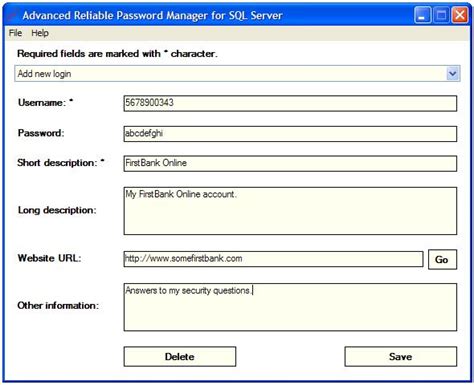Advanced Reliable Password Manager For Sql Server Free Download For Windows Securely Store
