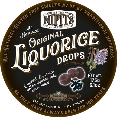 6215 Nipits Original Liquorice Drops — Bandr Classics Importing Europes