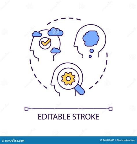 Mental Model In UX Design Concept Icon Stock Vector Illustration Of Method Reality
