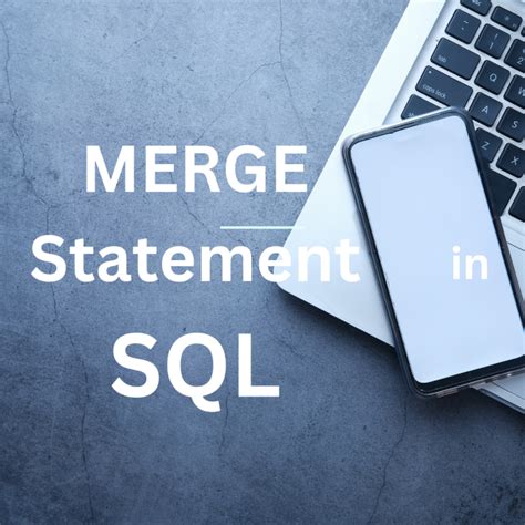 Merge Statement In Sql Oracle