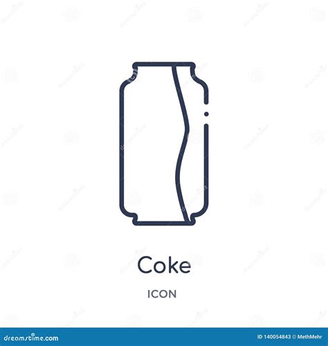 Coke Icon On White Background Simple Element Illustration From Drinks Concept Cartoondealer