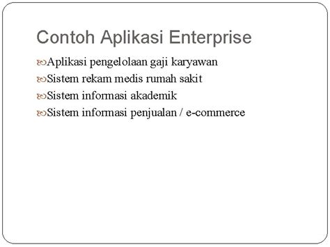 Pemrograman Berbasis Platform Prinsip Dasar Aplikasi Enterprise Internet