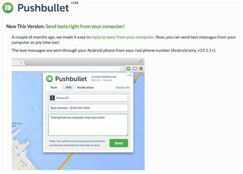 Pushbullet Now Lets You Send Text Messages From Your Computer Via Your