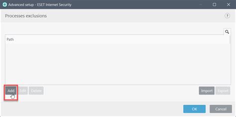 Adding Application Exception To Eset Firewall