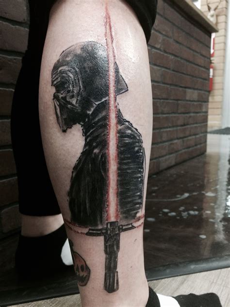Kylo Ren Lightsaber Tattoo Darth Vader Kylo Ren Tattoo Tattoo Ideas Ink