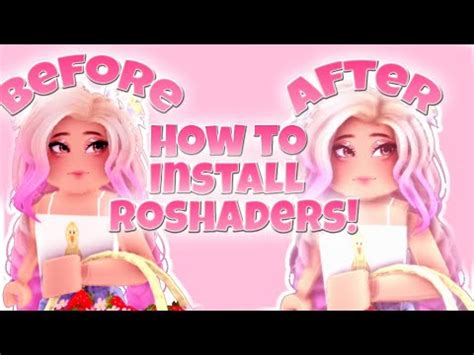 HOW TO INSTALL ROSHADERS ON ROBLOX Windows Royale High FaeLei YouTube