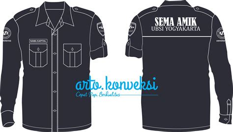 Desain Baju Pdh Vector