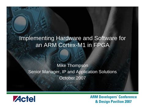 Pdf Implementing Hardware And Software For An Arm Cortex Rtcgroup
