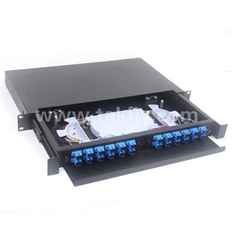 24c Sc Drawer Type ODF 24 Port Sc Sliding Fiber Optic Patch Panel 24 Port Sliding ODF And