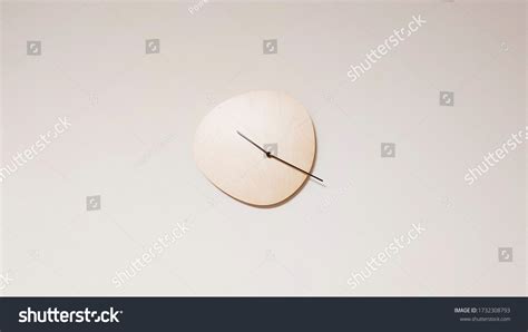 Minimalistic Simple Modern Wooden Analog Clock Stock Photo 1732308793 Shutterstock