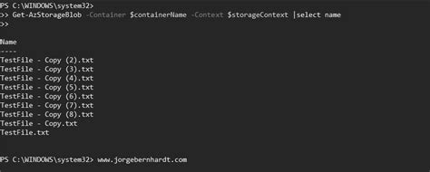 Azure Storage Managing Containers And Blobs · Jorge Bernhardt
