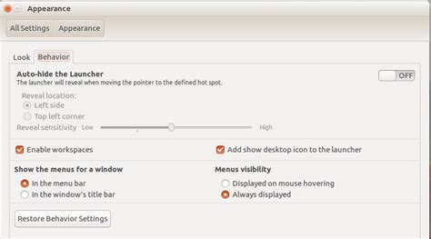 How Can I Configure Unity S Launcher Auto Hide Behavior Ask Ubuntu
