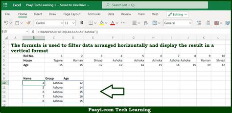 This Is A Neater Way To Lookup Values The Filter And Transpose