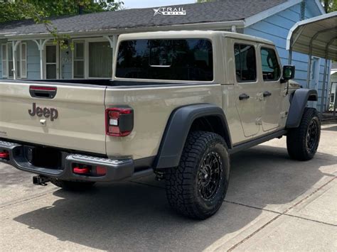 2022 Jeep Gladiator Wheel Offset Aggressive 1 Outside Fender