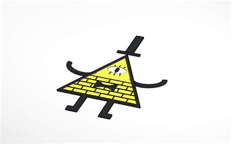 3d Design Bill Cipher Tinkercad