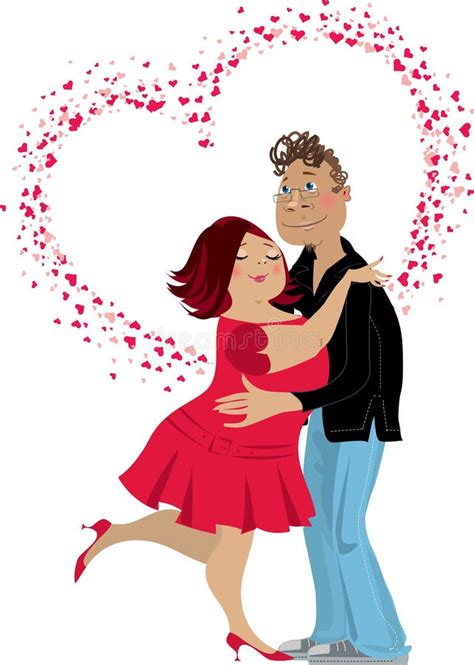 Couple In Love Cute Woman And Man Drinking Pink Color Milkshake