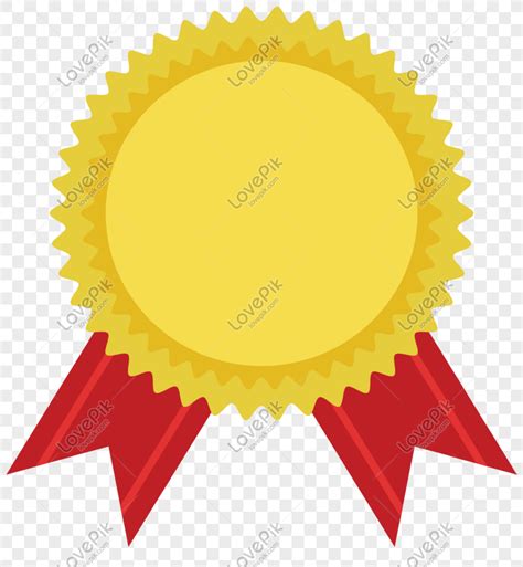 노란색 톱니 모양의 배지 Png 일러스트 무료 다운로드 Lovepik