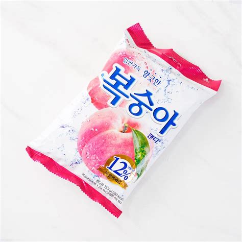 롯데웰푸드 복숭아 캔디 메가마트몰