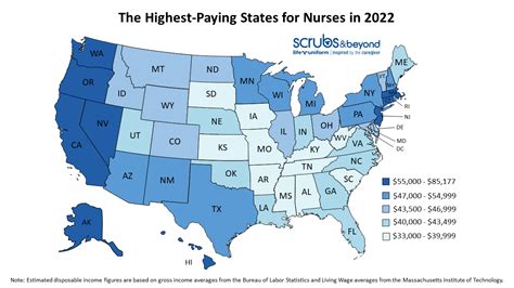 The Highest Paying States For Nurses Scrubs And Beyond