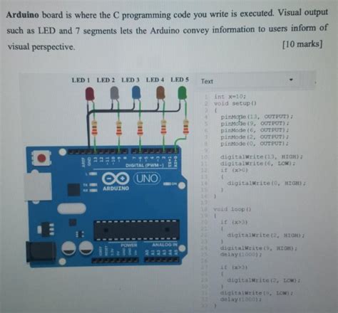 Arduino Board Is Where The Programming Code You Write Chegg