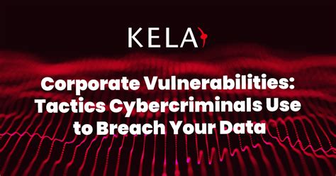 Revealing Corporate Vulnerabilities Understanding How Threat Actors