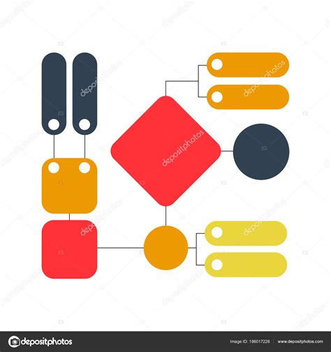 Multicolored Structural Schemes Diagrams Web Designs Business