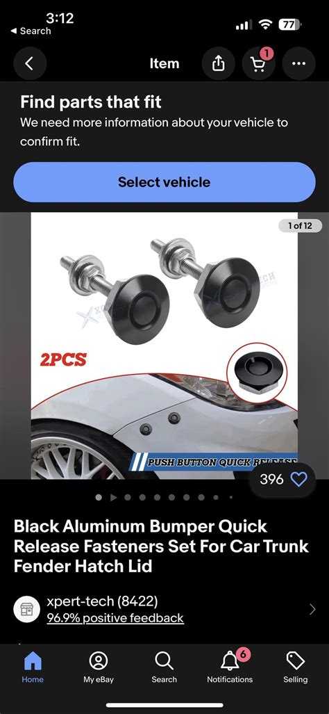 Quick Release Bumper Button R G37