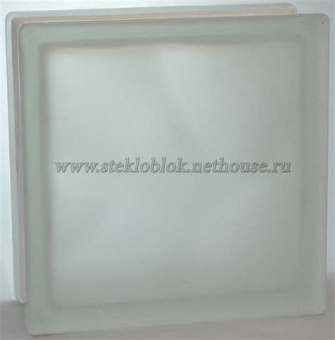 Купить бесцветный стеклоблок Vitrablok из Чехии Волна | цены в ...