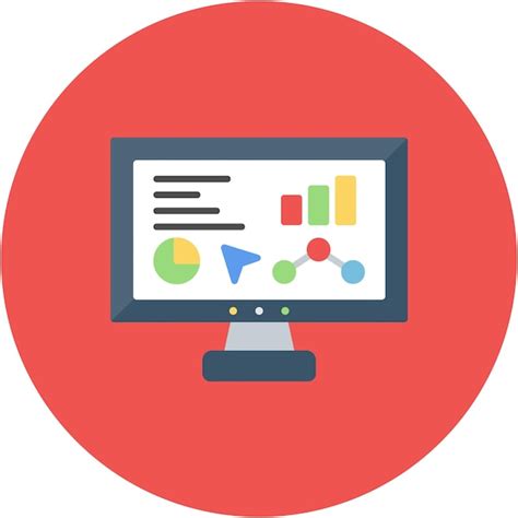 Premium Vector Monitoring Flat Illustration Premium Vector Monitoring Flat Illustration