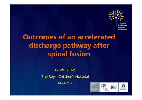 Pdf Outcomes Of An Accelerated Discharge Pathway After Spinal €¦ · Discharge Pathway