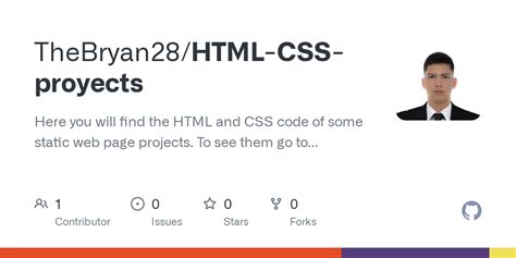 GitHub TheBryan28 HTML CSS Proyects Here You Will Find The HTML And