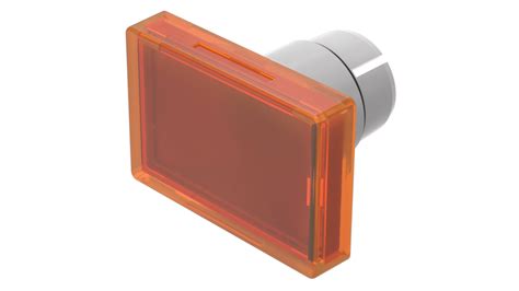 22 9033 Indicator Lens Rectangle Style Orange 255 Long Rs