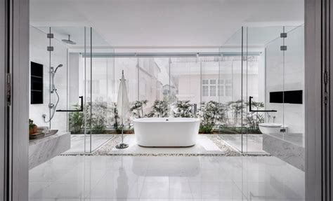 White Translucent Box Forms Singapore Residence By Parkassociates Architects
