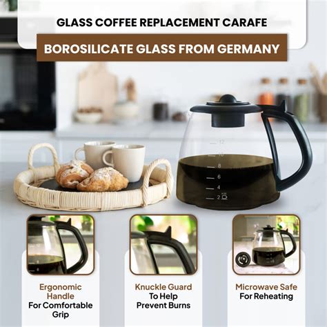 Coffee Carafe Replacement Universal 12 Cup Replacement