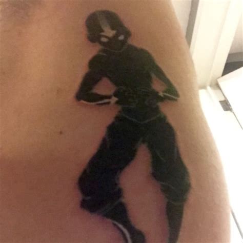 Aang Avatar State Tattoo