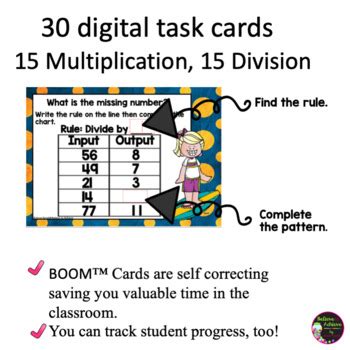 Function Tables Multiplication And Division Input Output Tables BOOM Summer