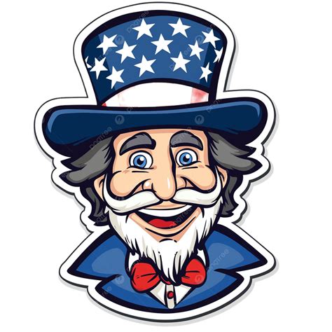 Cartoon Uncle Sam Profile