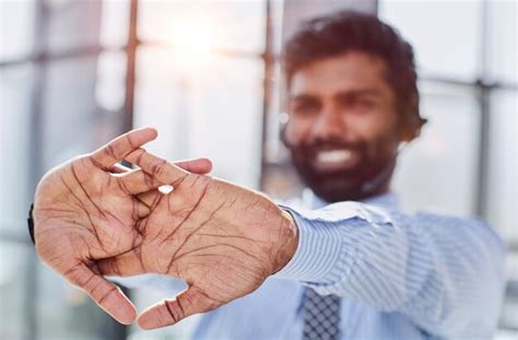 Premium Photo Portrait Of A Young Man With A Microphone Sitting At His Desk