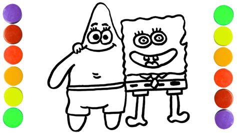 How To Draw SpongeBob SquarePants Step By Step Tutorial Artistic