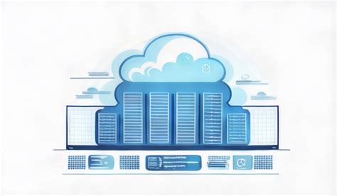 People Interact With Cloud Computing Servers Premium Ai Generated Image