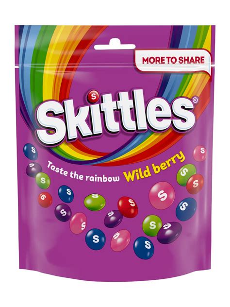 Skittles Chewy Candies Coated With Sugar With Wild Berry Flavor 318g
