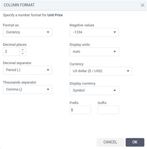 Format Dates And Numbers Dataclarity