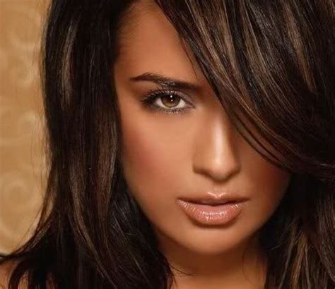 Hair Color Ideas For Brunettes Funky With Highlights For Blue Green Hazel Eyes Brunette