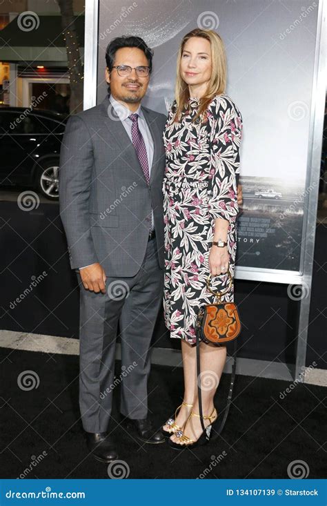 Michael Pena And Brie Shaffer Editorial Stock Image Image Of