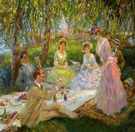 Прекрасная живопись со всех широт — ЗАСТОЛЬЕ ЧАЕПИТИЕ ПИКНИК в живописи Ok Ru Classic Art