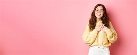 Premium Ai Image Portrait Of Cute Heartfelt Girl Appreciate Nice