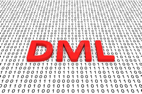DML Stock Illustration Illustration Of Render Database 92510885