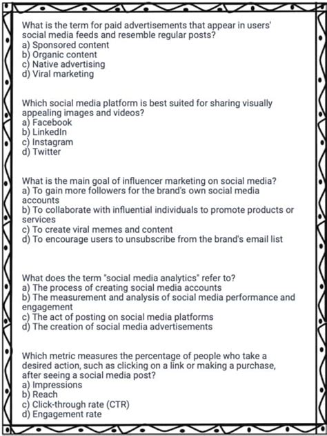 Search Engine Optimization Seo Multiple Choice Quiz Tpt