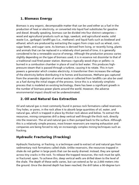 Unit 3 Reading Text 1 Pdf Power Station Biofuel